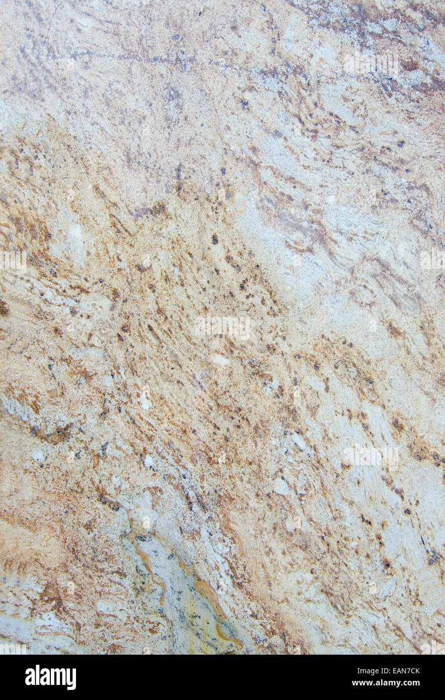A full slab of cut and polished Granite makes a background of textures ...