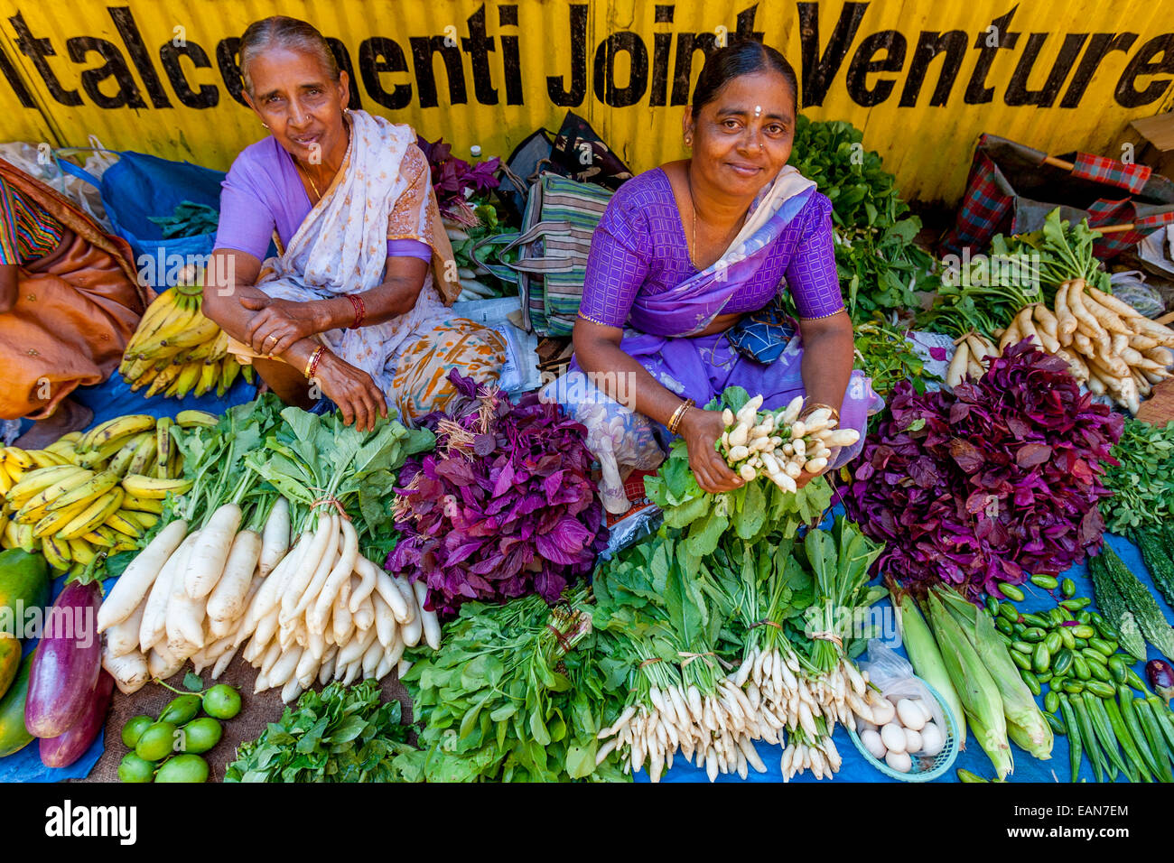Fruit and Vegetable Market, Calangute, Goa, India Stock Photo - Alamy