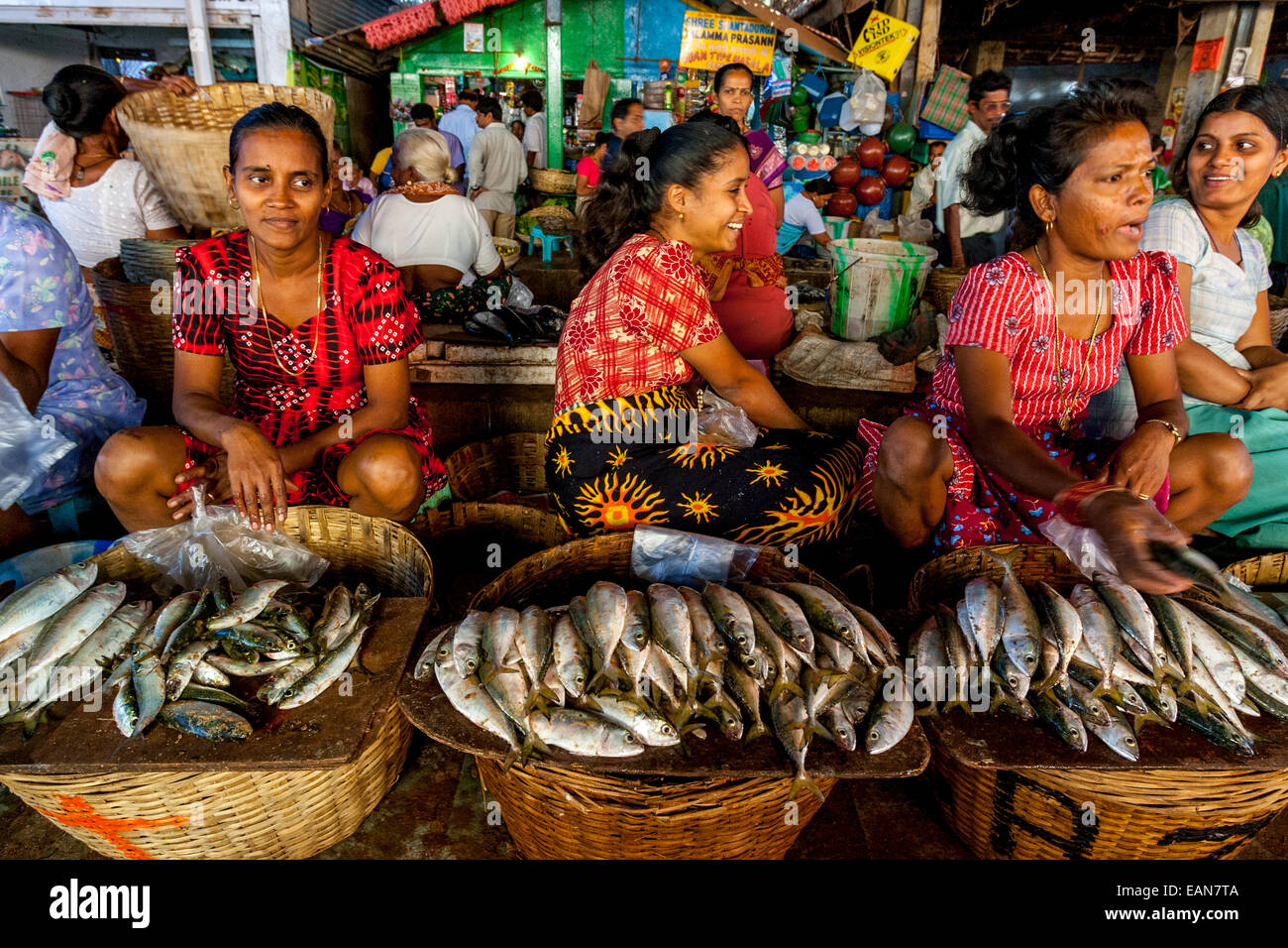 Calangute market hi-res stock photography and images - Alamy