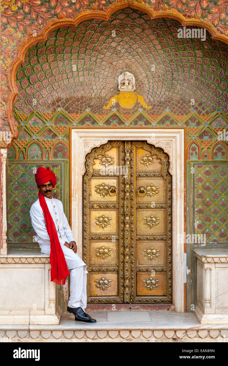 The Rose Gate, City Palace, Jaipur, India Stock Photo - Alamy