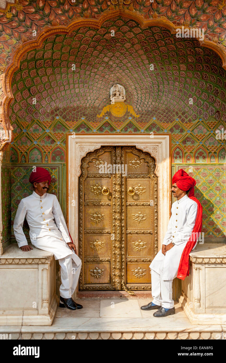 The Rose Gate, City Palace, Jaipur, India Stock Photo - Alamy