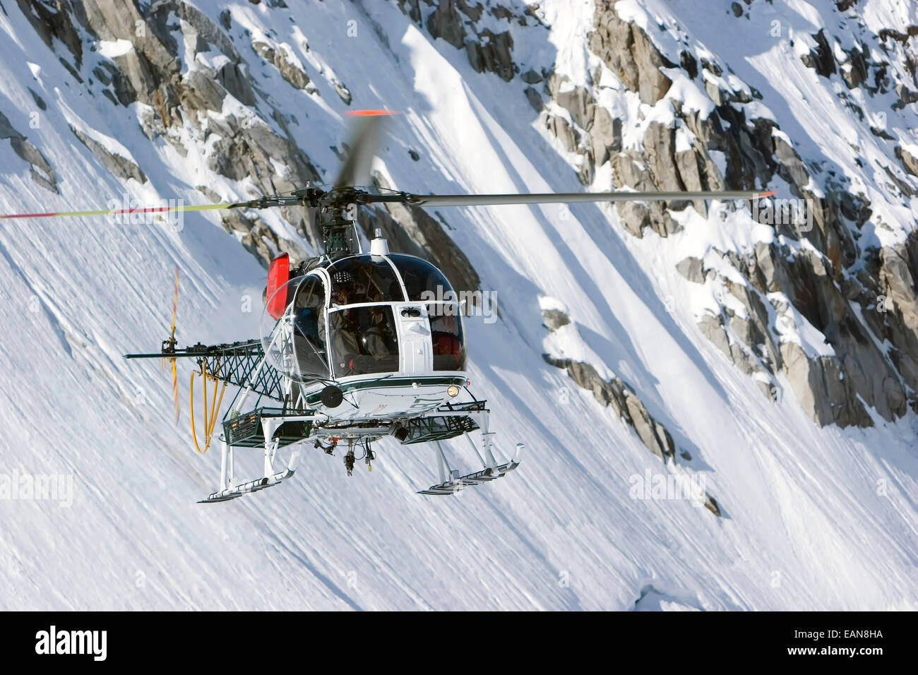 Denali National Park Rescue Helicopter, The Lama, Taking Off At ...