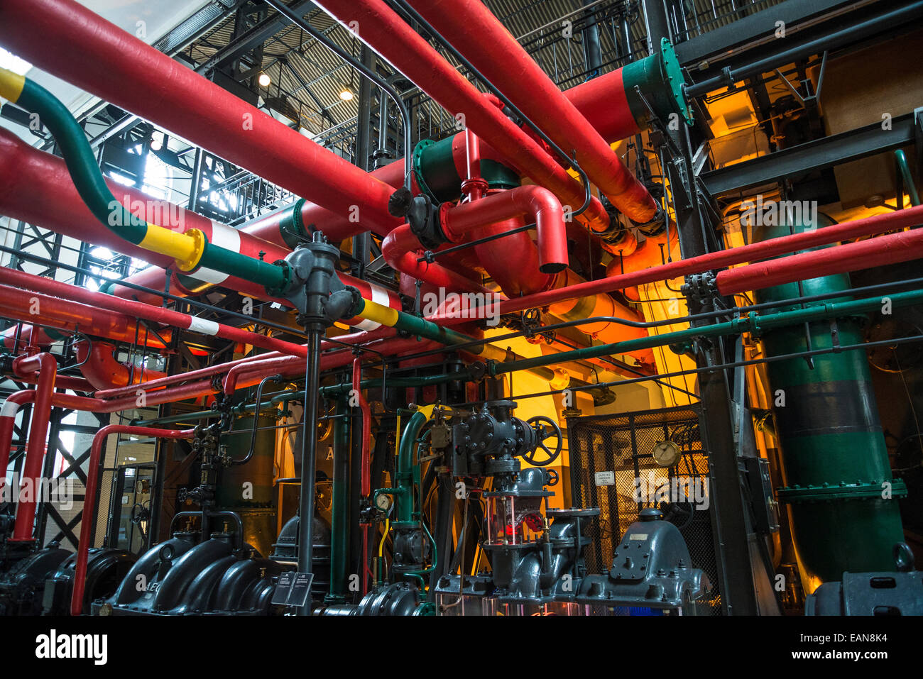 Condensers Room, Electricity Museum, Lisbon, Portugal Stock Photo - Alamy