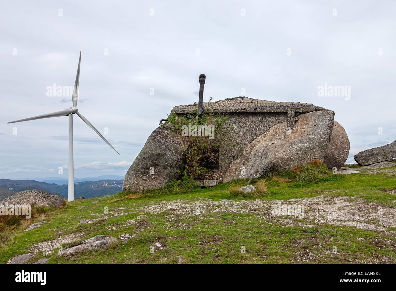 Casa do Penedo, a house built between huge rocks in Fafe, Portugal ...