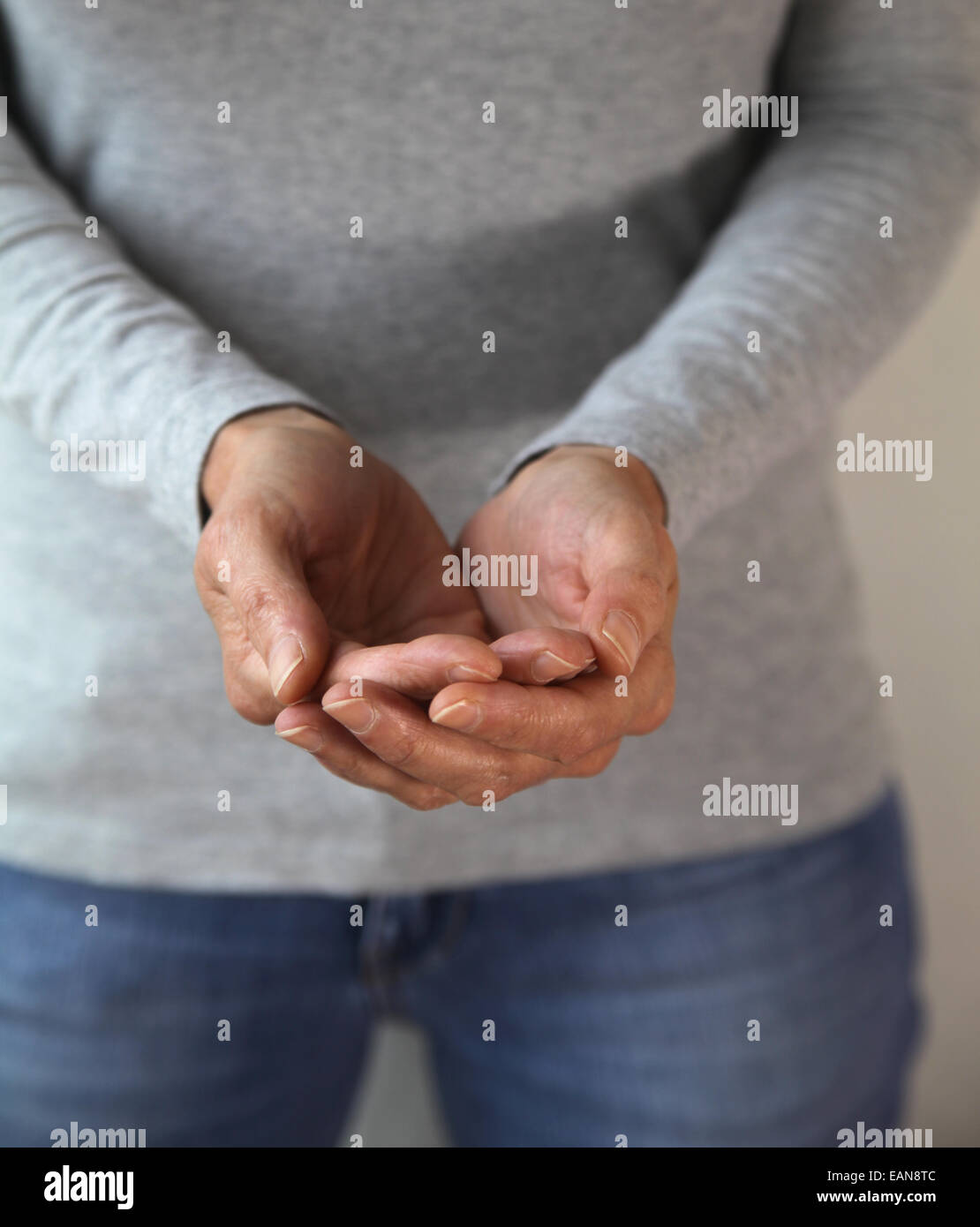 Hands Cupped Together High Resolution Stock Photography and Images - Alamy