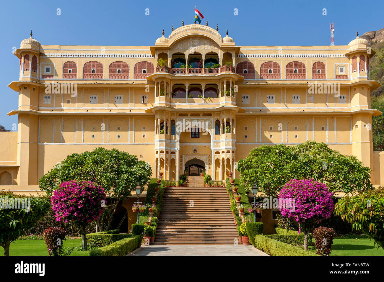 Samode Palace, Samode Village, Jaipur District, Rajasthan, India Stock ...