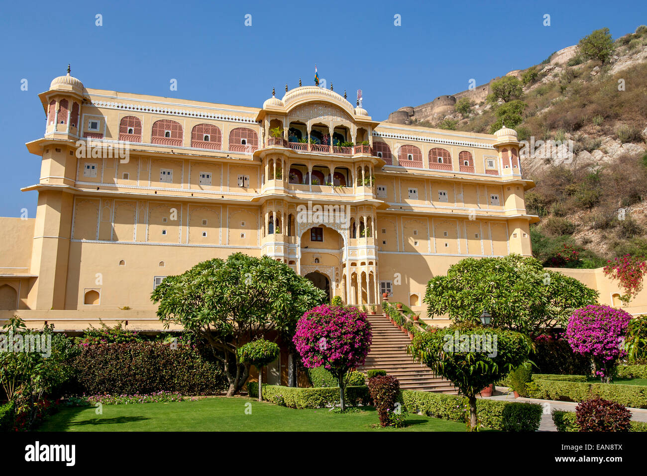 Samode Palace, Samode Village, Jaipur District, Rajasthan, India Stock ...