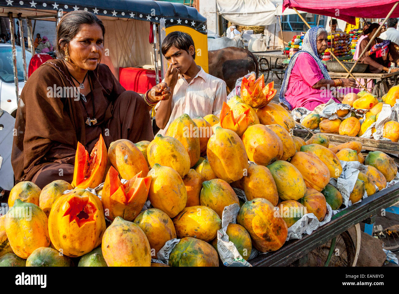 Fruit Seller, Jodhpur, Rajasthan, India Stock Photo - Alamy