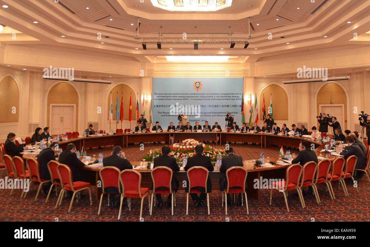 Tashkent, Uzbekistan. 18th Nov, 2014. Delegates attend the Second ...
