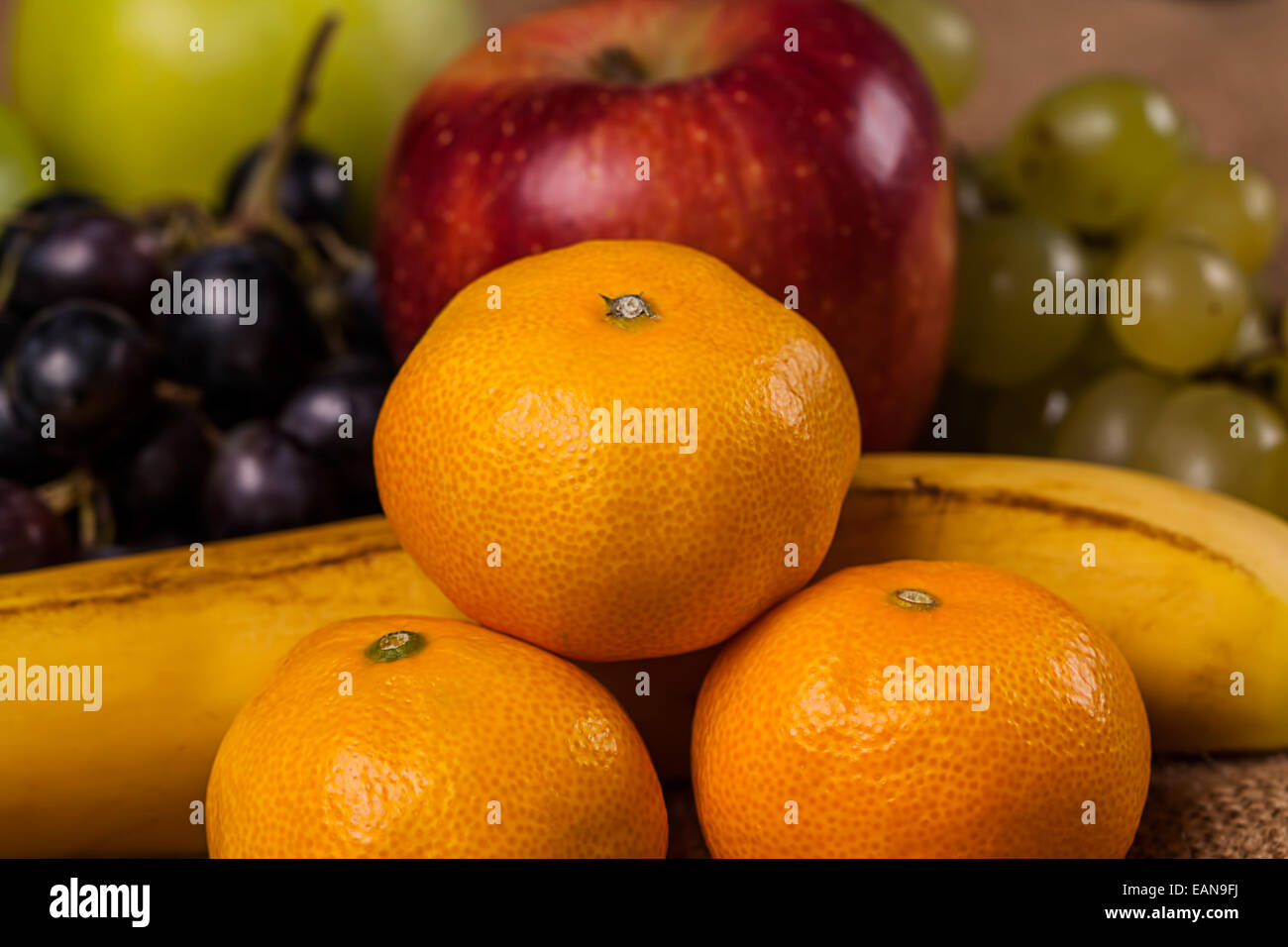 Composition of various fruits Stock Photo - Alamy