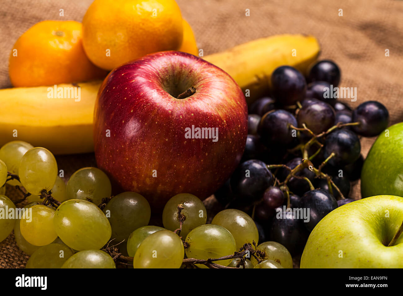 Composition of various fruits Stock Photo - Alamy