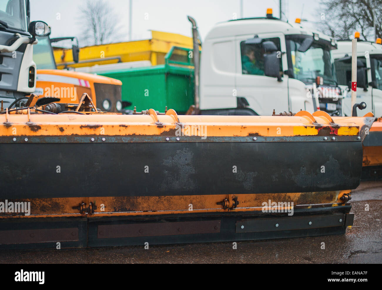 Snowplough for winter service hi-res stock photography and images - Alamy