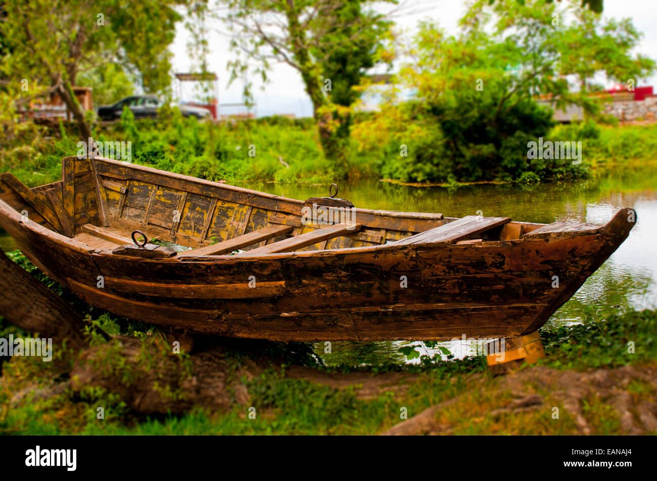 Old boat outdoors over hi-res stock photography and images - Alamy