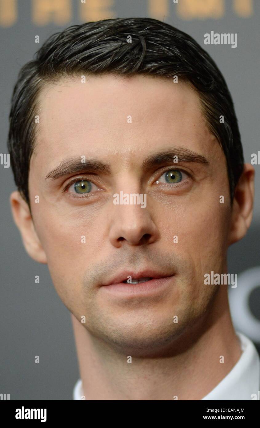 New York, NY, USA. 17th Nov, 2014. Matthew Goode at arrivals for THE ...