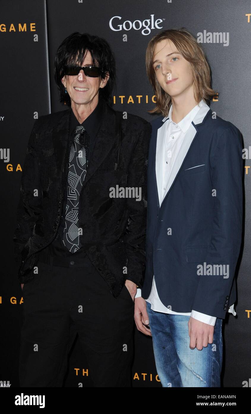 New York, NY, USA. 17th Nov, 2014. Ric Ocasek, Oliver Orion Ocasek at ...