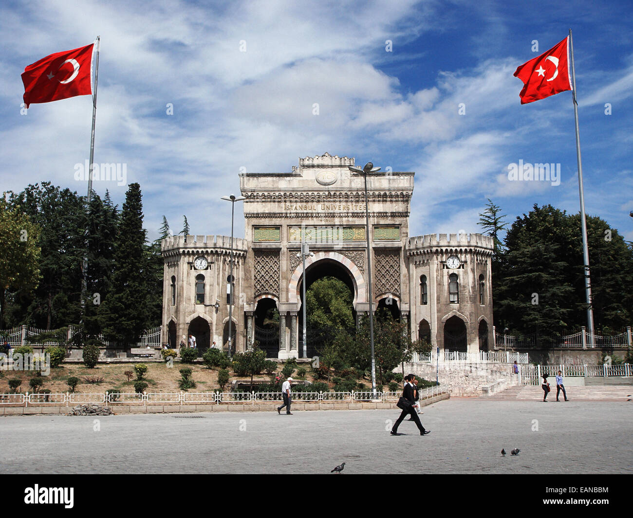 The entrance of University of Istanbul, Turkey Stock Photo - Alamy