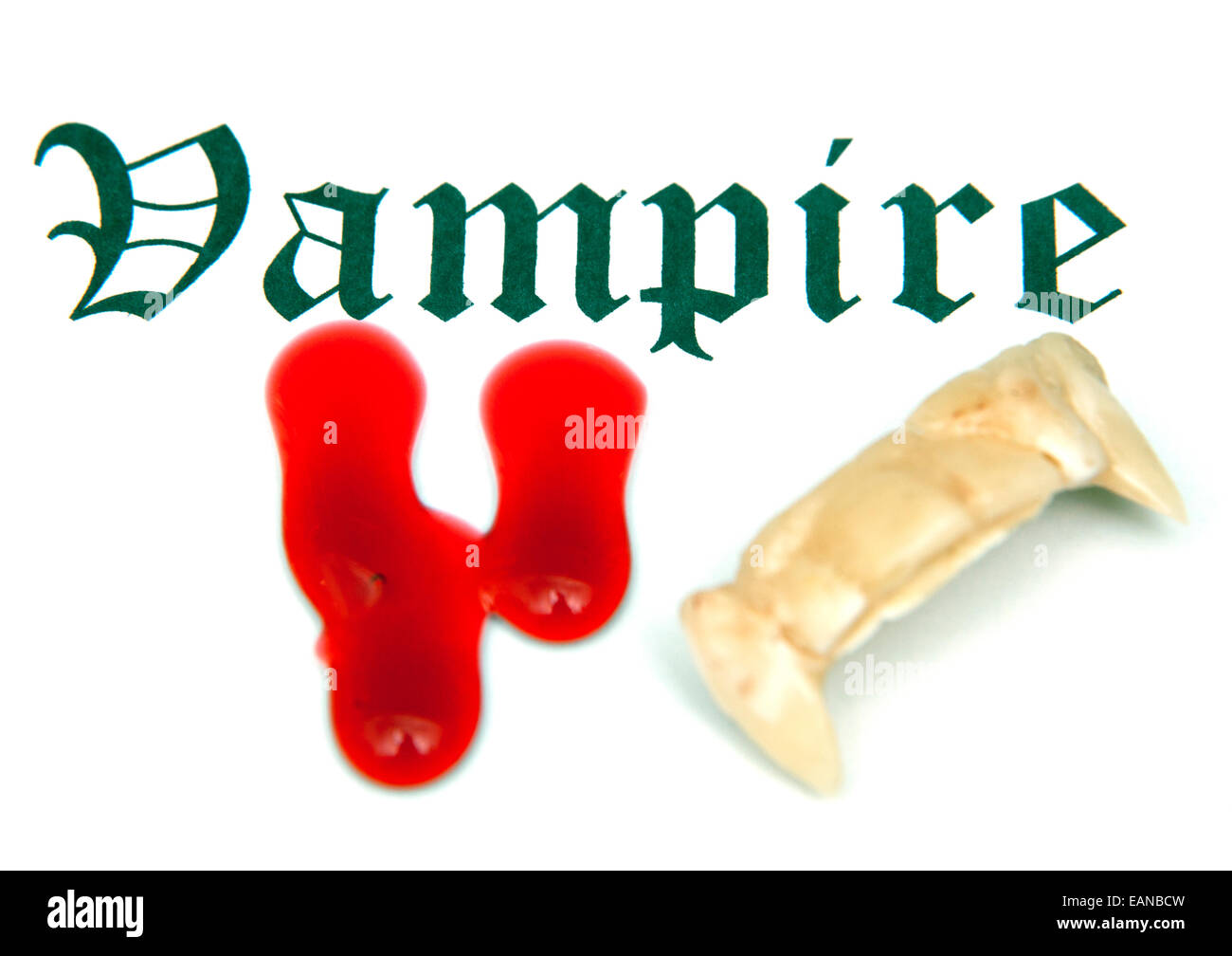 Vampire teeth blood hi-res stock photography and images - Alamy