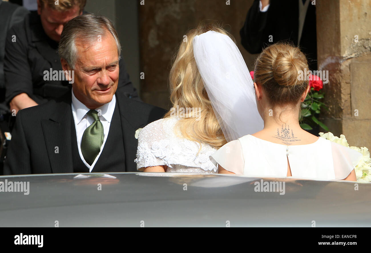 The wedding of Poppy Delevingne and James Cook at St. Paul's Church ...