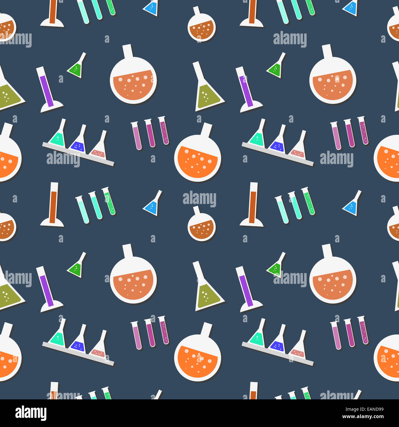 Seamless lab pattern in vector Stock Photo - Alamy