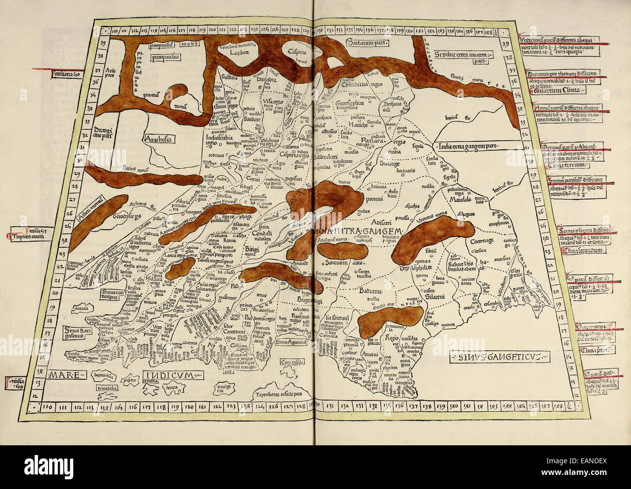 15th century map asia hi-res stock photography and images - Alamy