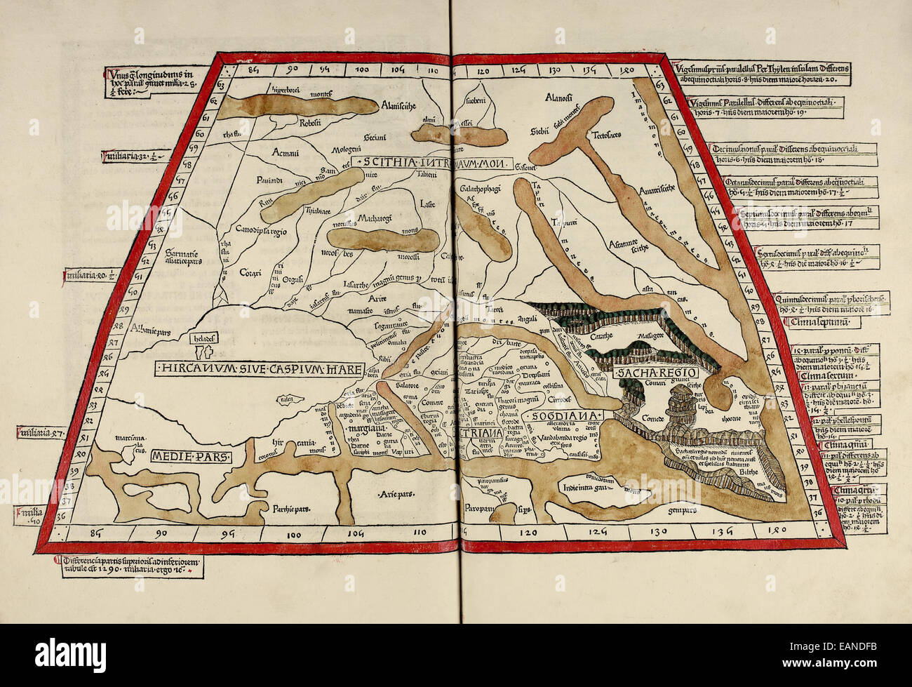 Map bactria sogdia hi-res stock photography and images - Alamy