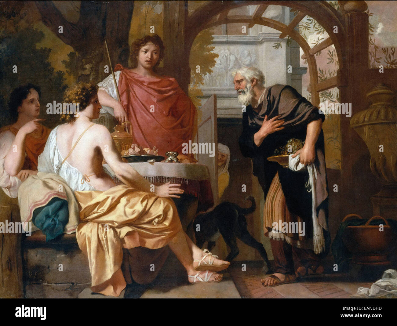 Three angels with abraham hi-res stock photography and images - Alamy