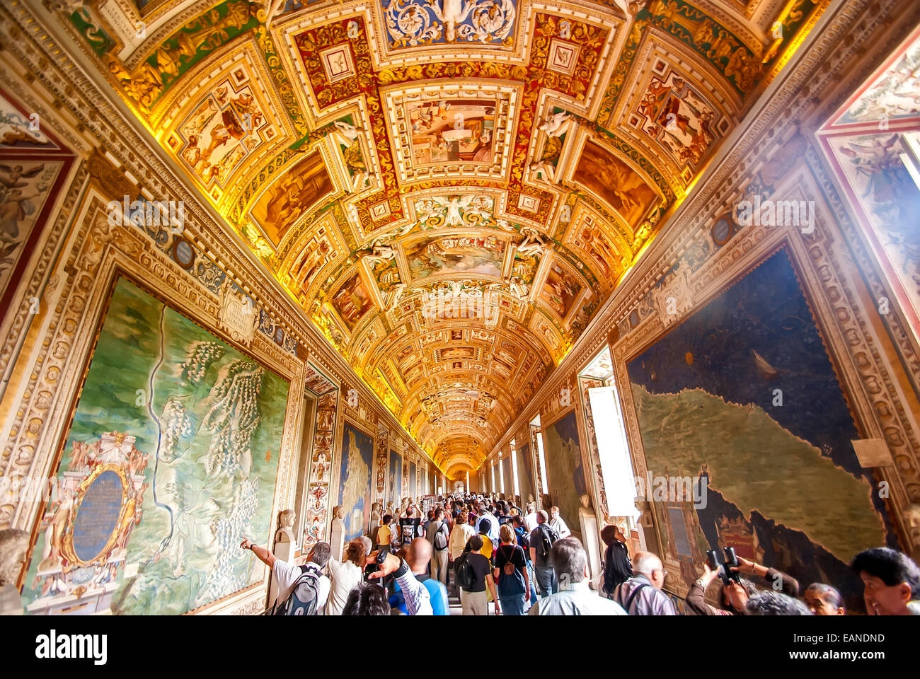 Inside the Vatican Museum Stock Photo - Alamy