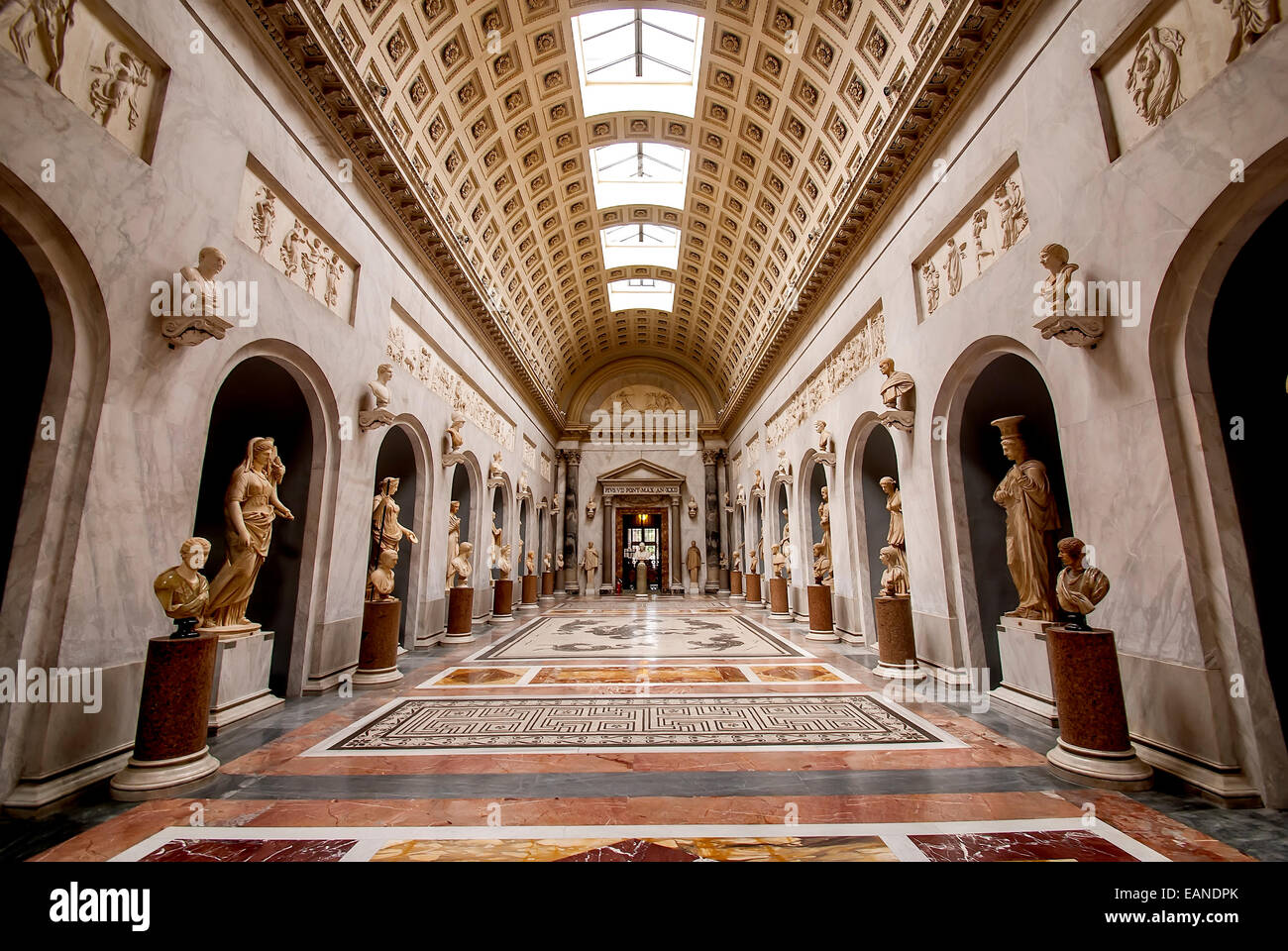 Inside the Vatican Museum Stock Photo - Alamy