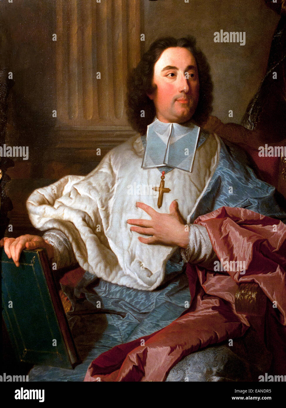 Archbishop of Cambrai Charles de Saint Albin Hyacinthe Rigaud 1659 ...
