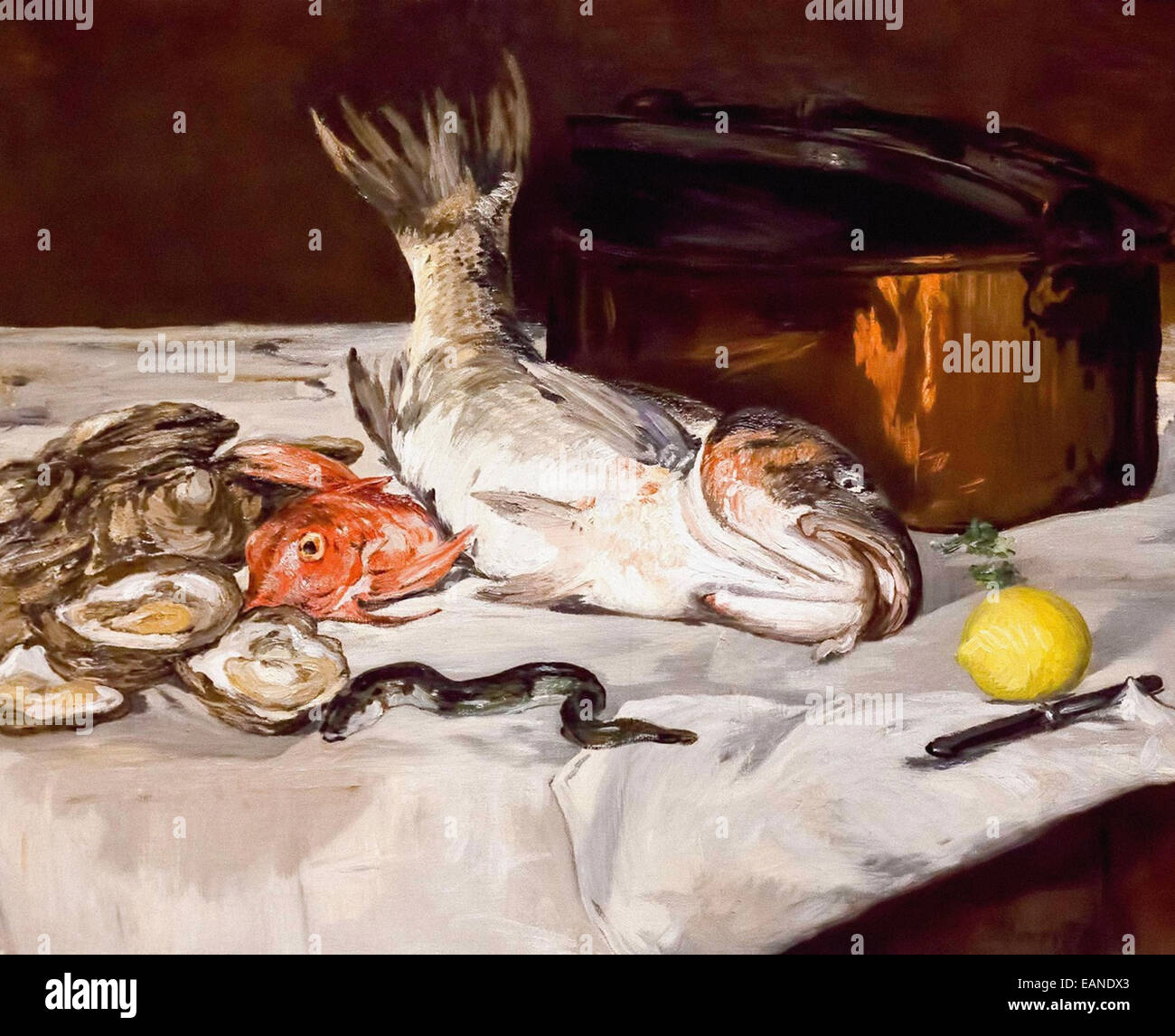 Édouard Manet Fish Still Life Stock Photo - Alamy