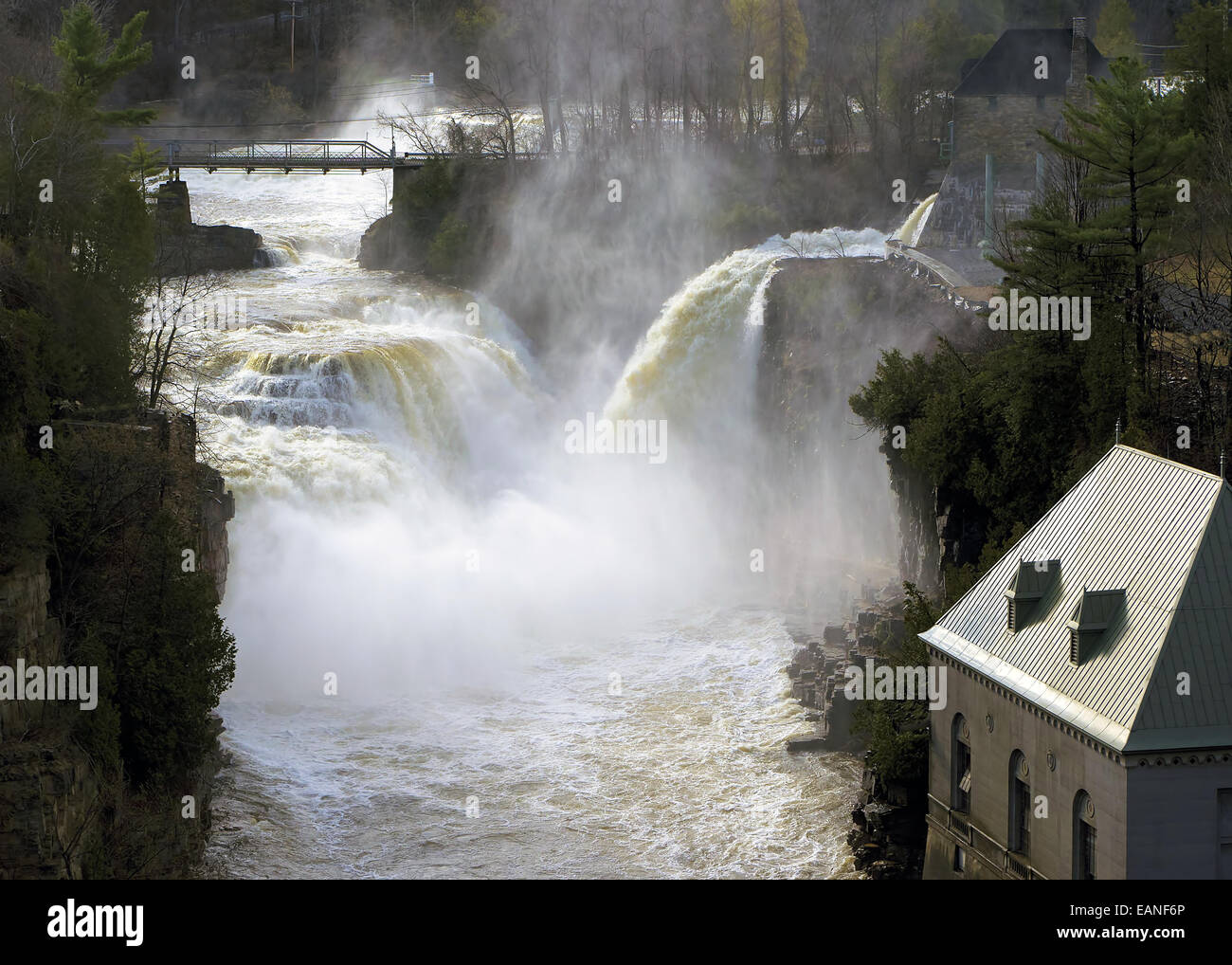 Ausable chasm falls in spring hi-res stock photography and images - Alamy