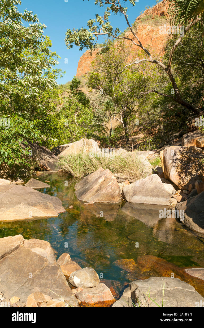 Rock Pool in Emma Gorge, El Questro, WA, Australia Stock Photo - Alamy