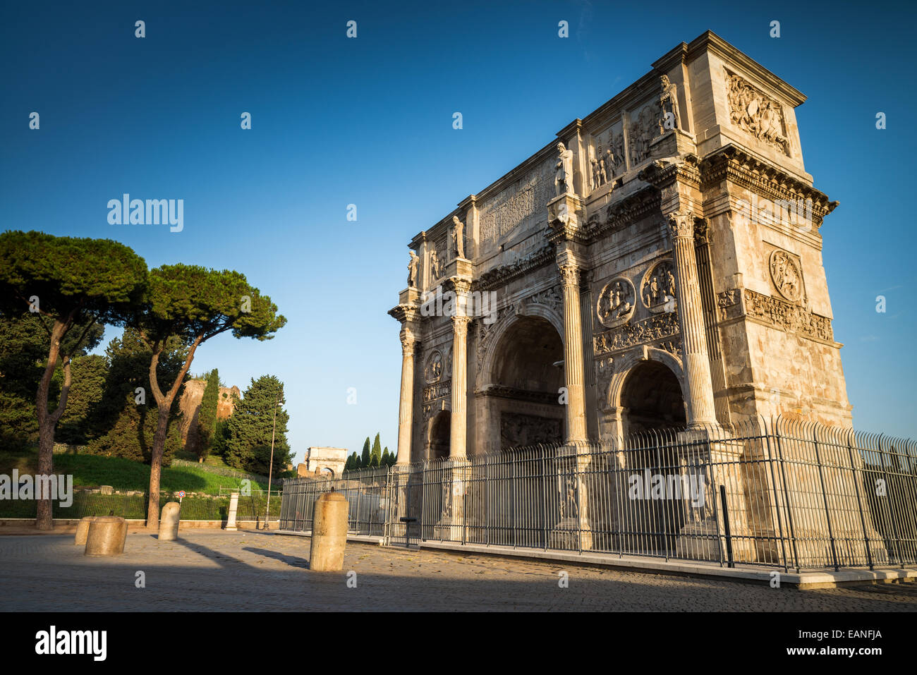The triumphal Arch of Constantine, Rome, Italy, Europe Stock Photo - Alamy