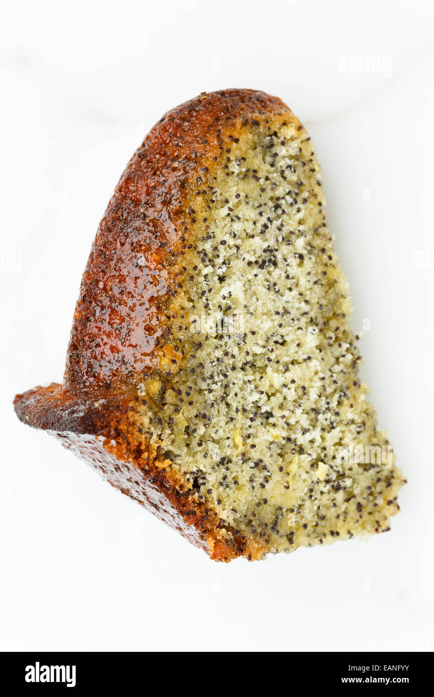 Poppy seeds citrus cake Stock Photo - Alamy