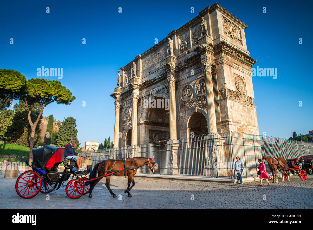 The triumphal Arch of Constantine, Rome, Italy, Europe Stock Photo - Alamy