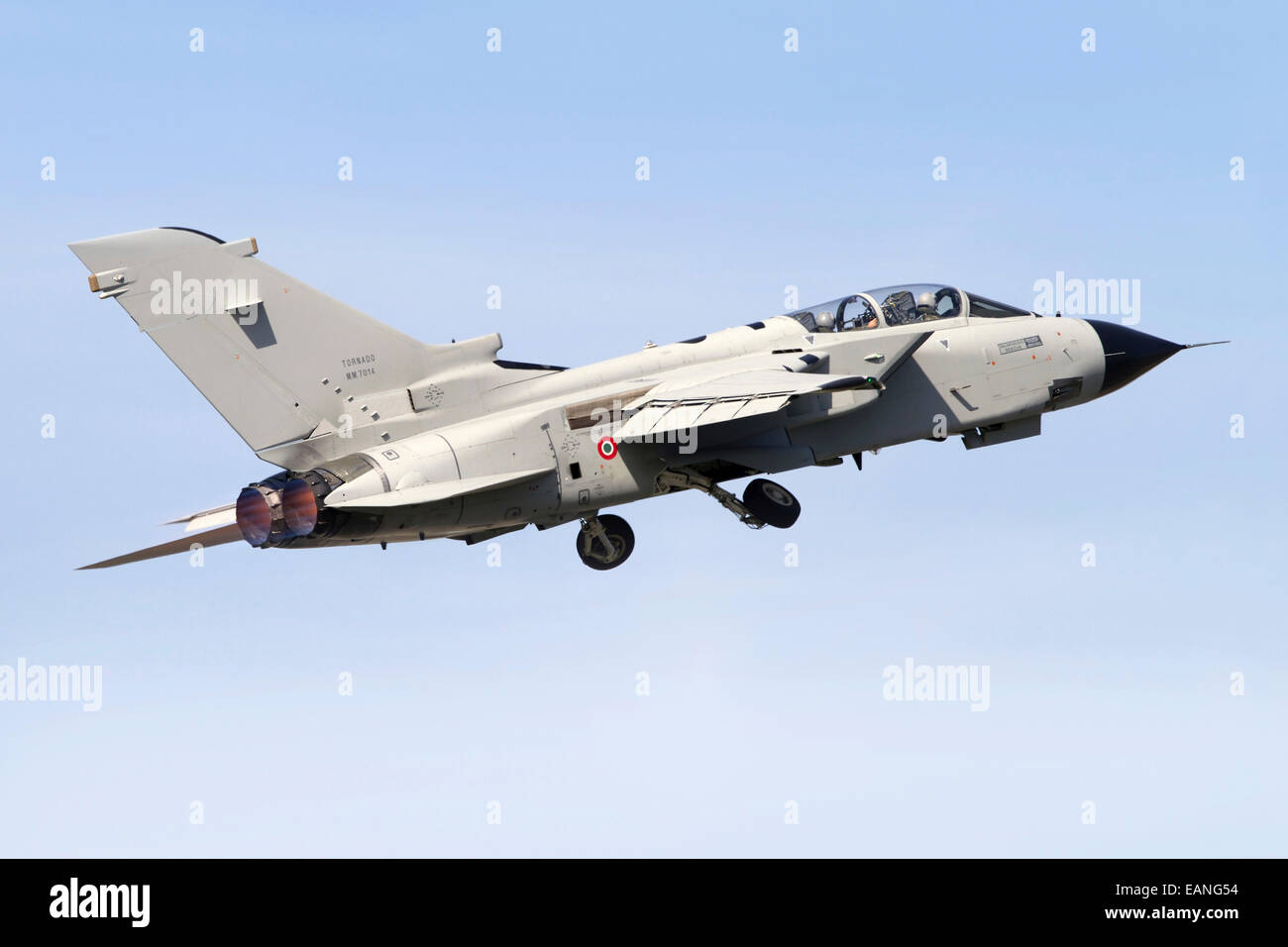 An Italian Air Force Panavia Tornado IDS MLU taking off, Italy Stock ...