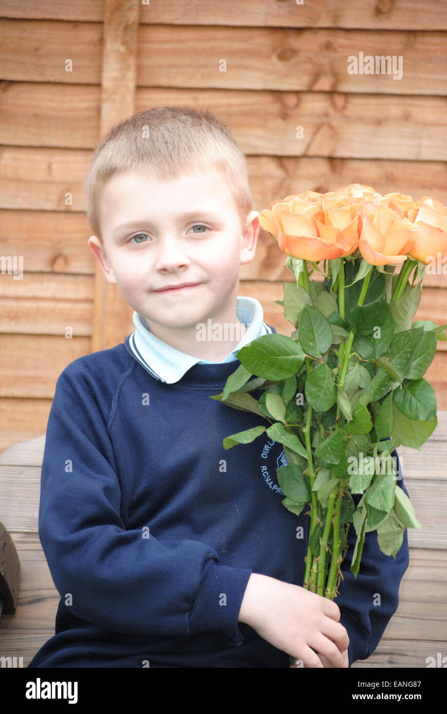 School child mother uniform caucasian hi-res stock photography and ...
