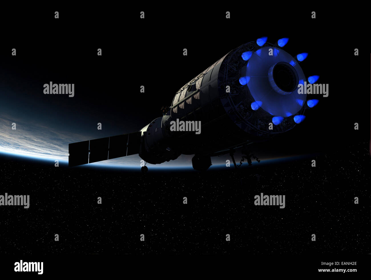 Earth planet rocket orbit High Resolution Stock Photography and Images ...