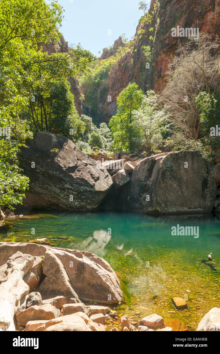 Rock Pool in Emma Gorge, El Questro, WA, Australia Stock Photo - Alamy