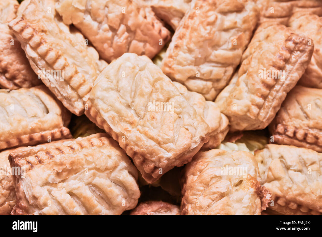 Freshly baked lebanese pastries in close up detail Stock Photo - Alamy
