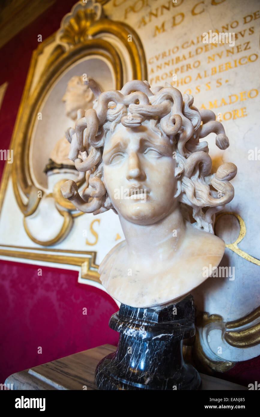 Hall of the Geese, Bust of Medusa, Palazzo dei Conservatori, Capitoline ...