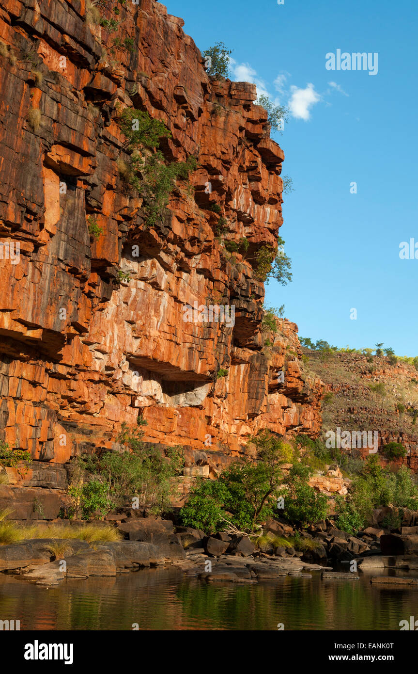 Chamberlain Gorge, El Questro, the Kimberley, WA, Australia Stock Photo ...