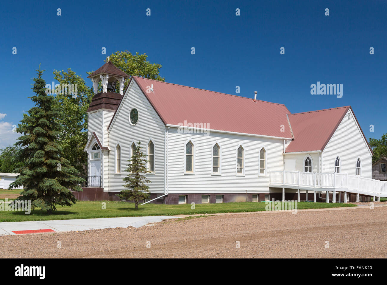 The Methodist Church in Saco, Montana, USA Stock Photo - Alamy