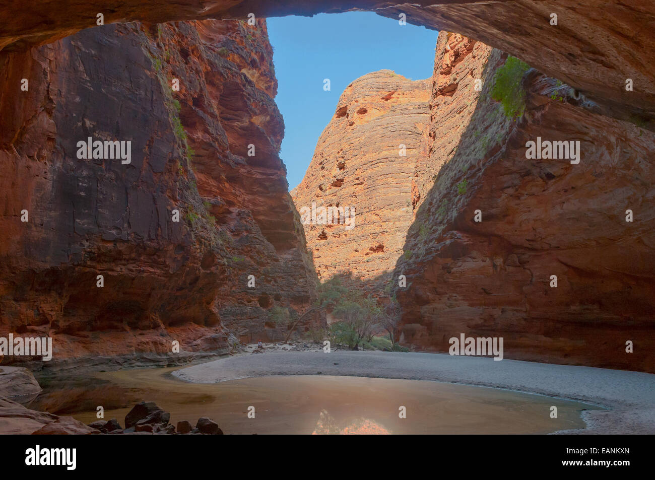 Cathedral Gorge, Purnululu, the Kimberley, WA, Australia Stock Photo ...