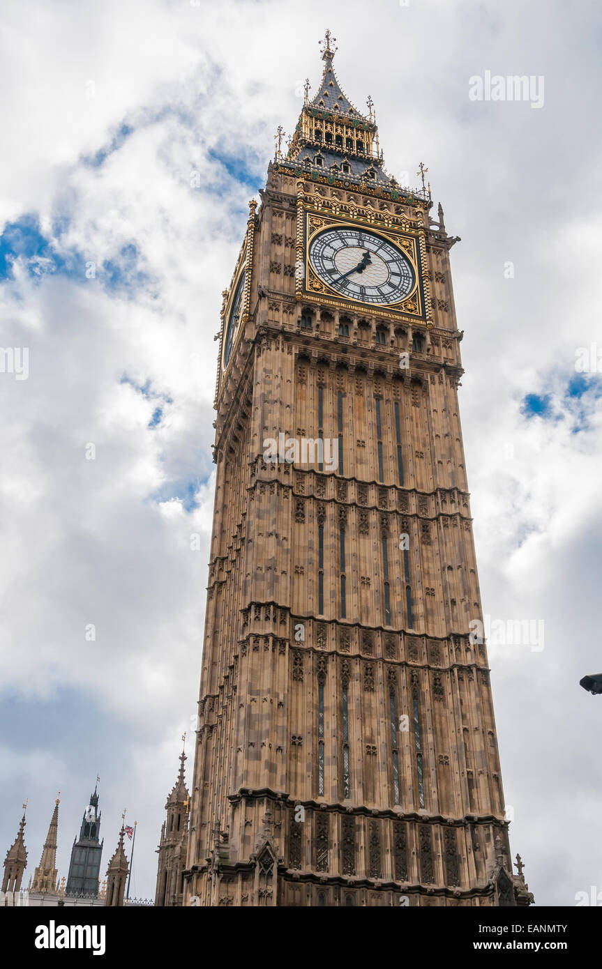 Big ben clock tower british english london england hi-res stock ...