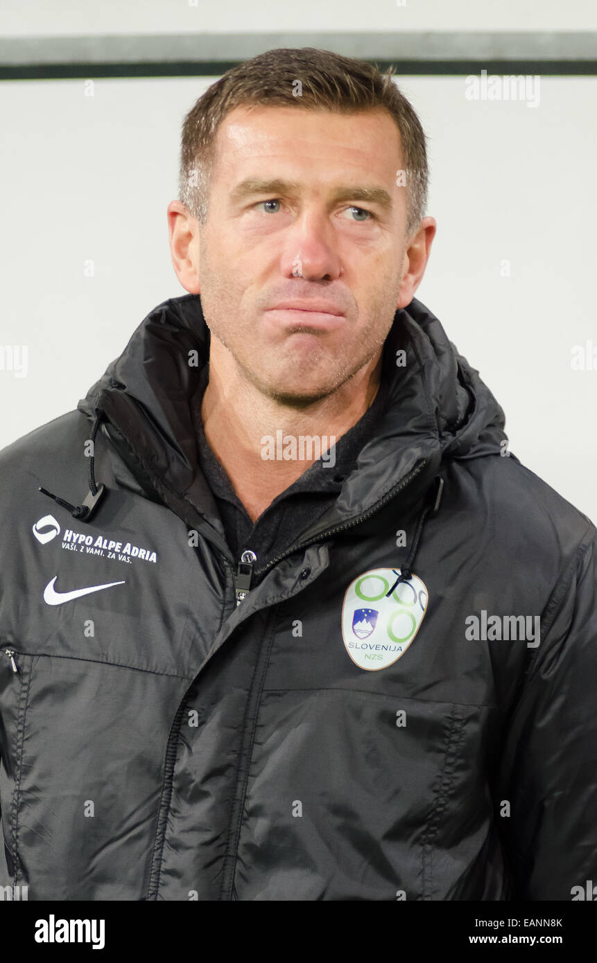 Slovenian football fans hi-res stock photography and images - Alamy