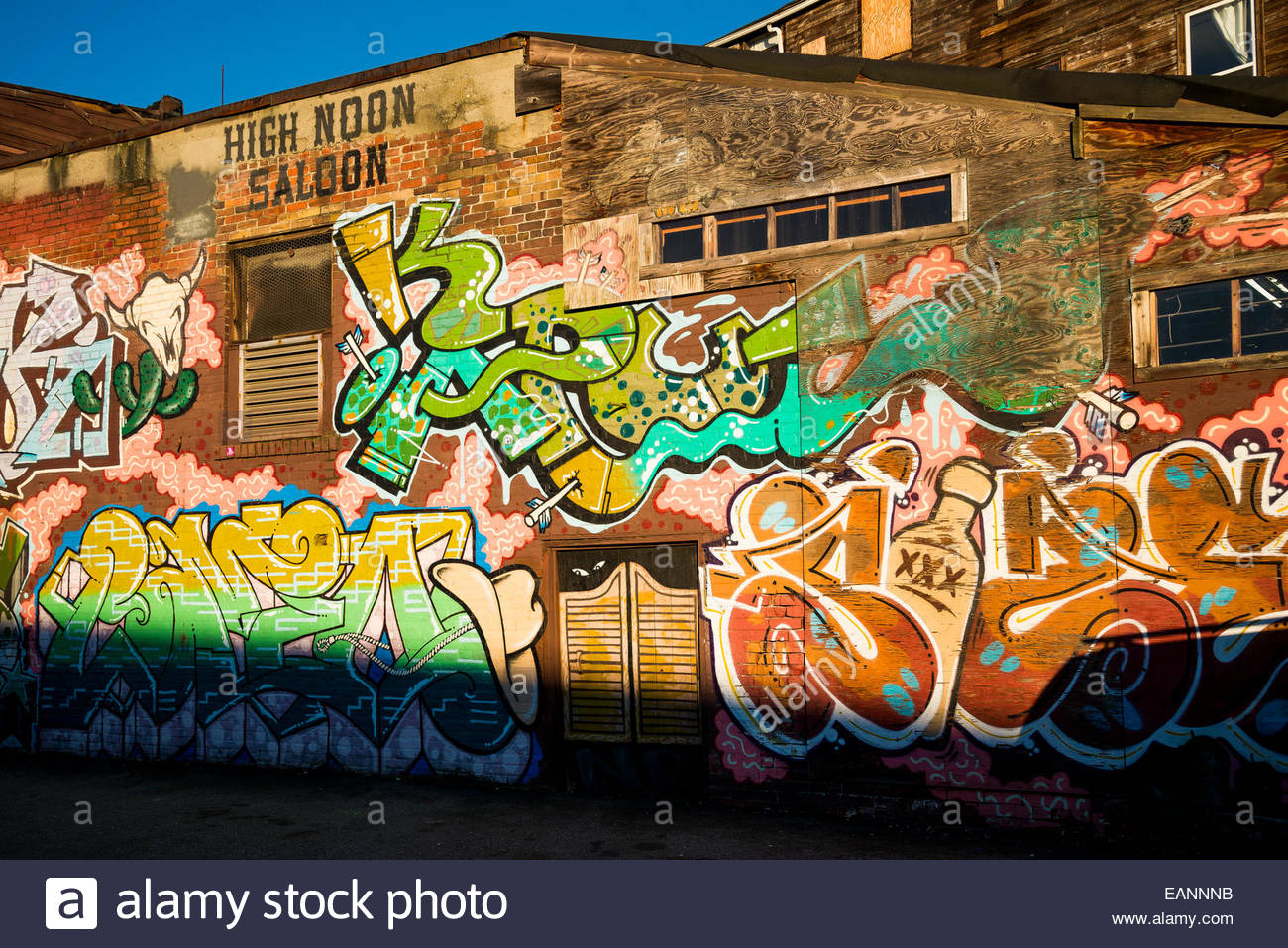 Back Alley Graffiti Stock Photos & Back Alley Graffiti Stock Images - Alamy