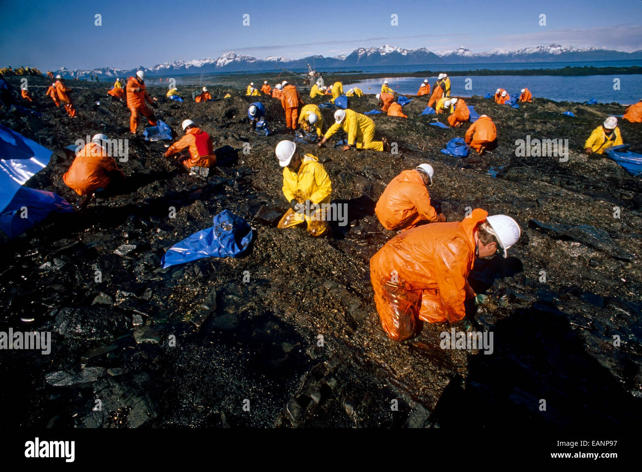 Exxon Valdez Oil Spill Environment High Resolution Stock Photography ...