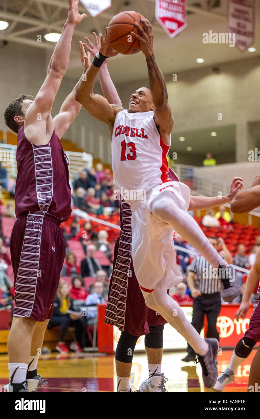 November, 18 2014: Cornell Big Red guard Devin Cherry (13) drives to ...