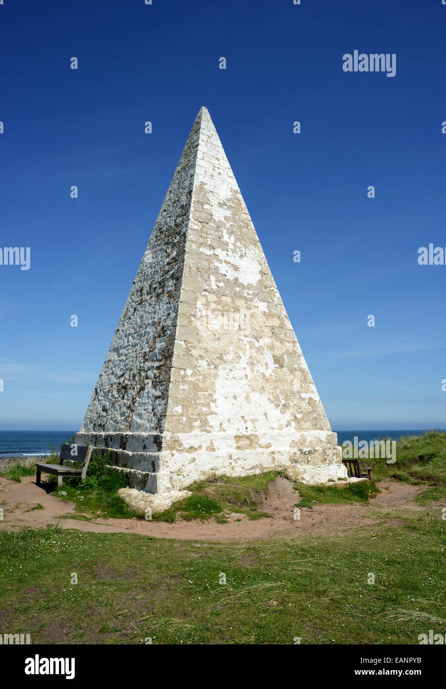 Sea Mark - Holy Island Stock Photo - Alamy